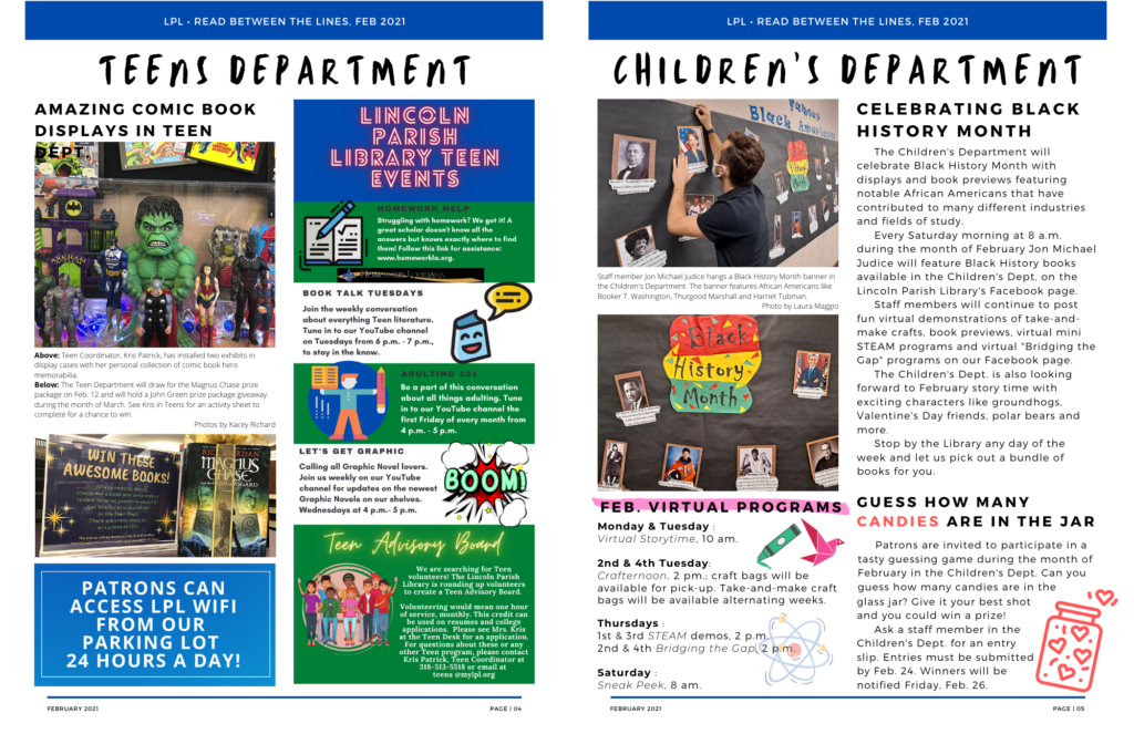 Newsletters - Lincoln Parish Library