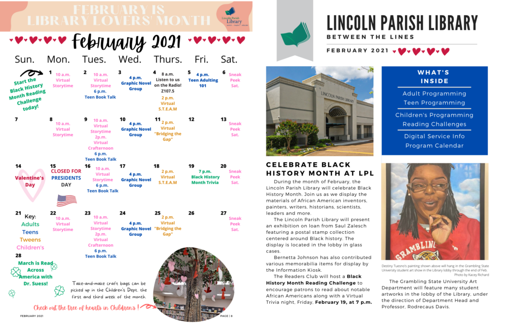 Newsletters - Lincoln Parish Library