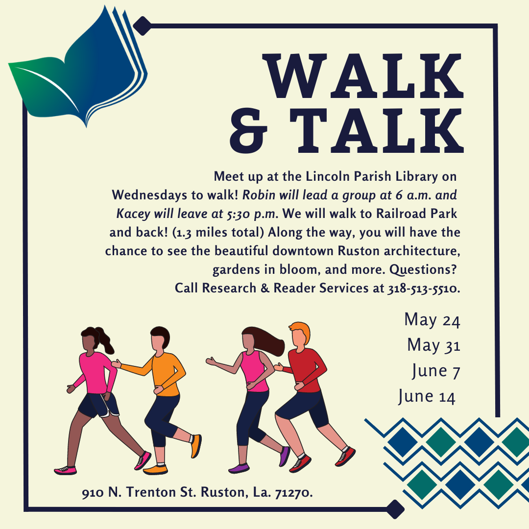 Wednesday Walking Club - Lincoln Parish Library