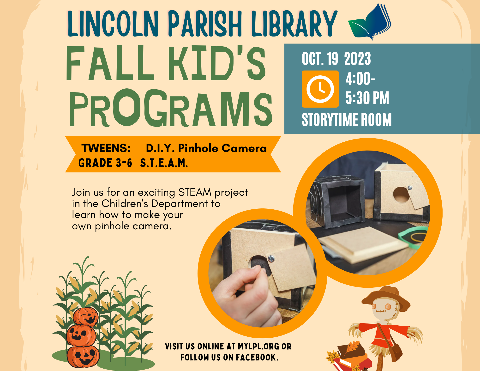 Tween S.T.E.A.M. Pinhole Camera - Lincoln Parish Library