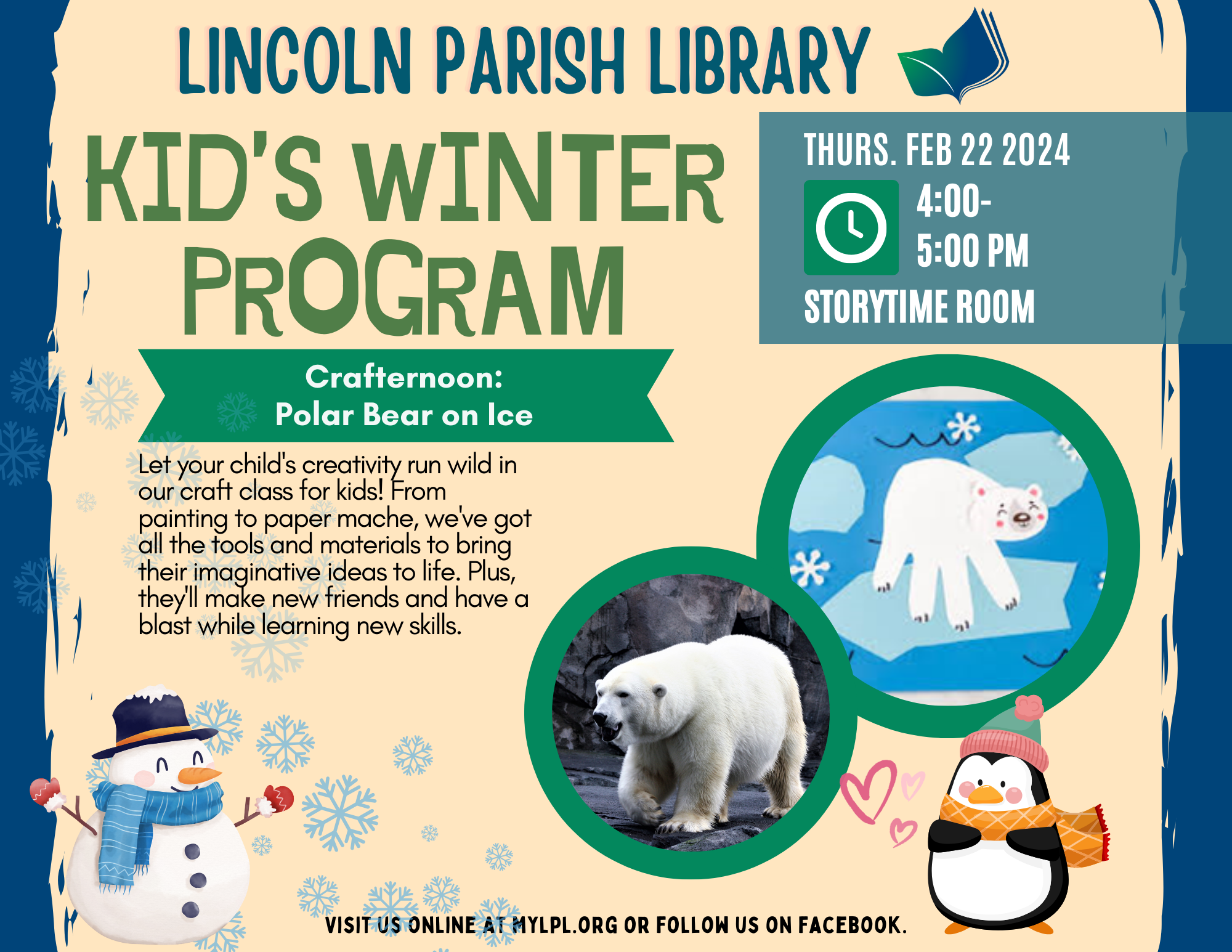 Kids Crafternoon - Lincoln Parish Library