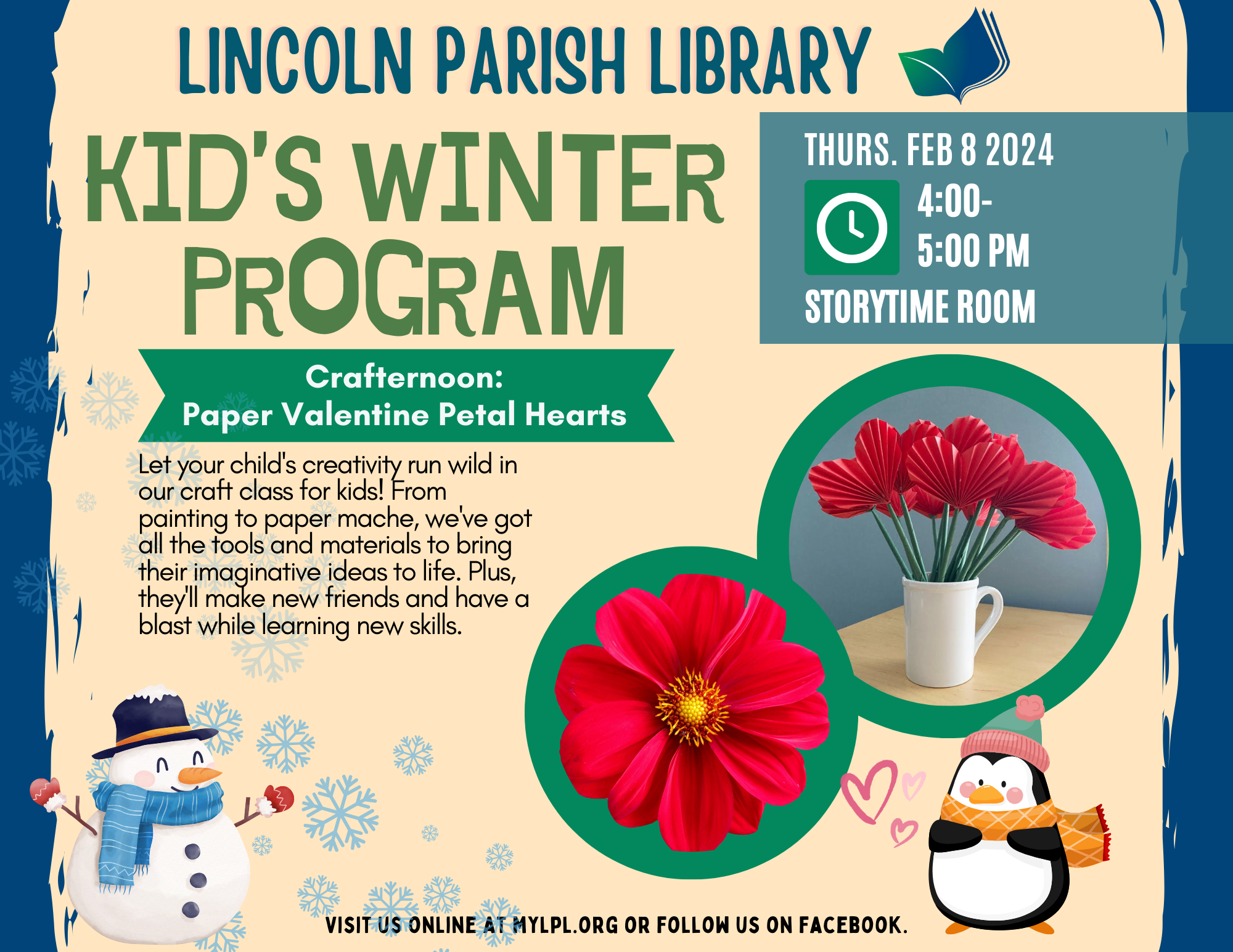 Kids Crafternoon - Lincoln Parish Library