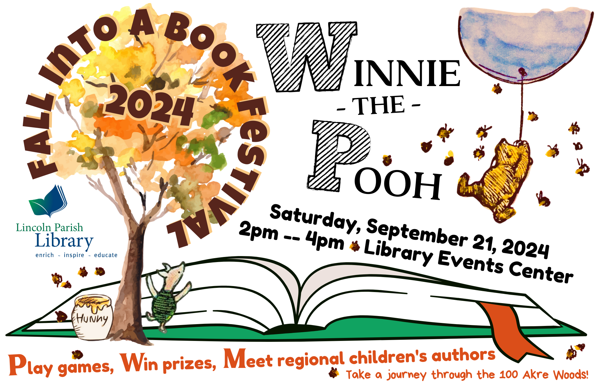 Fall into a Book Festival: Winnie the Pooh - Lincoln Parish Library