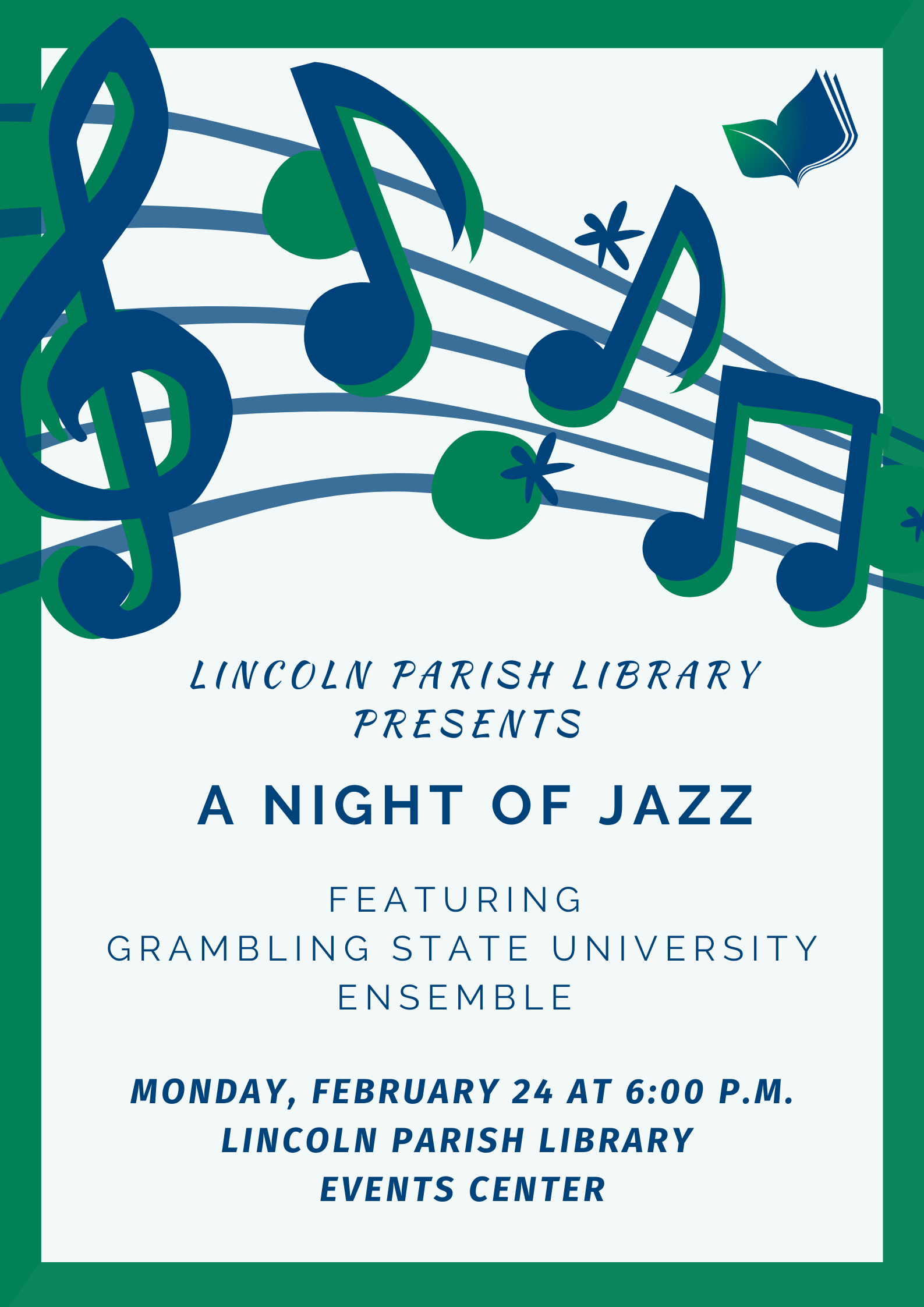 A Night of Jazz with the Grambling University Ensemble - Lincoln Parish ...