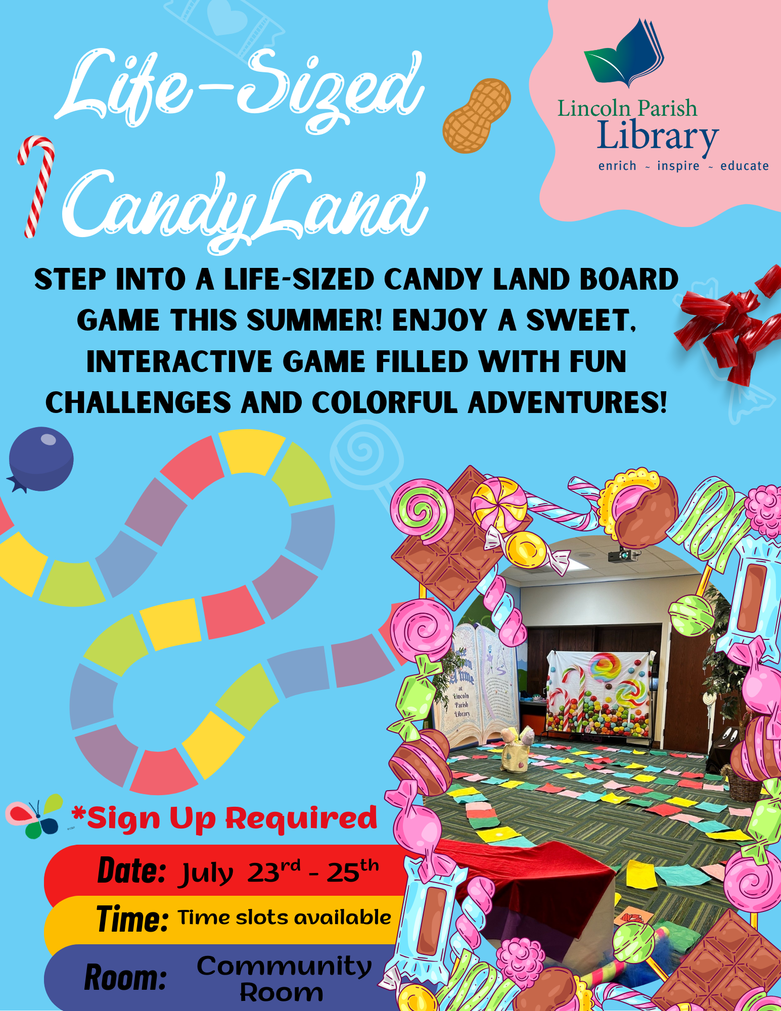 Life-Sized Candy Land - Lincoln Parish Library