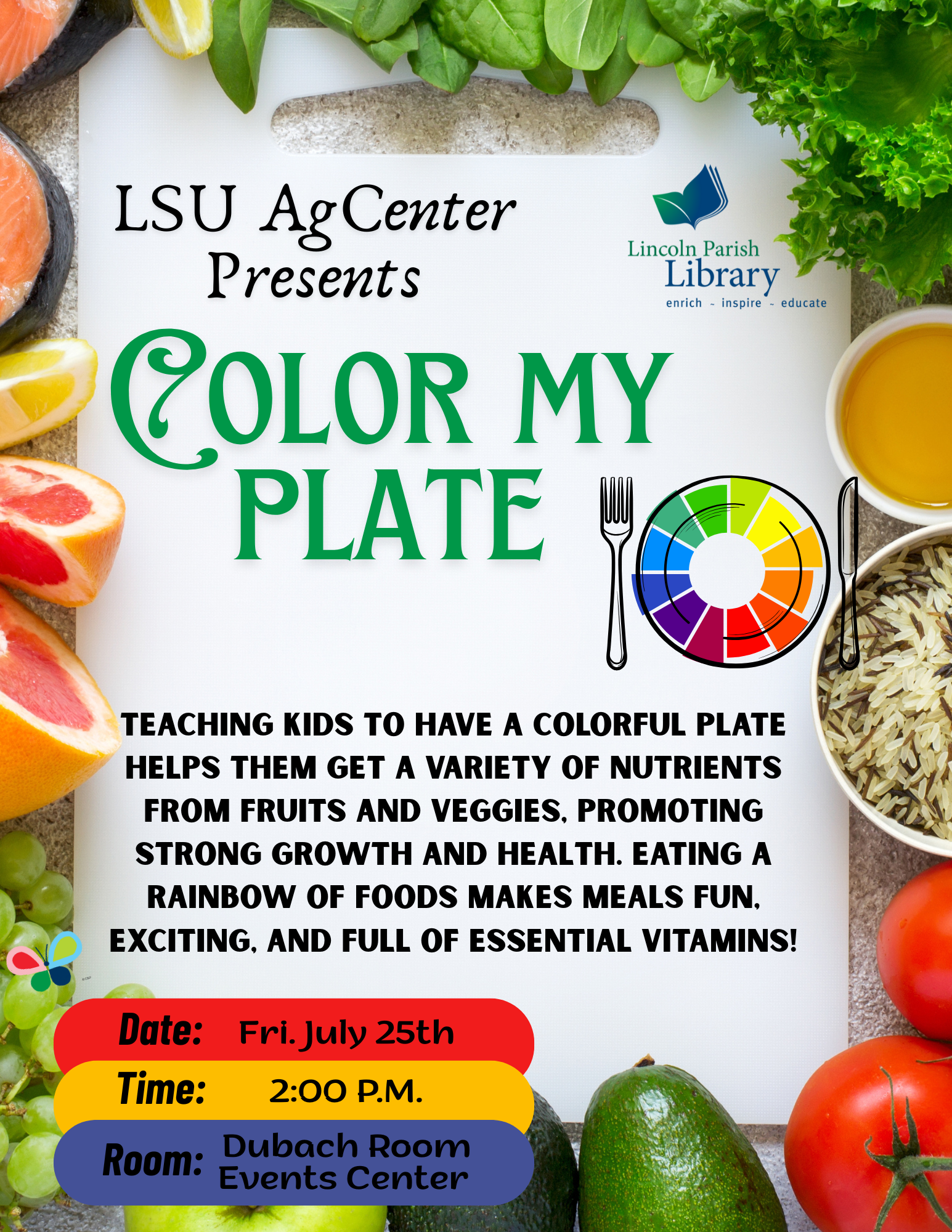 Color My Plate - Lincoln Parish Library