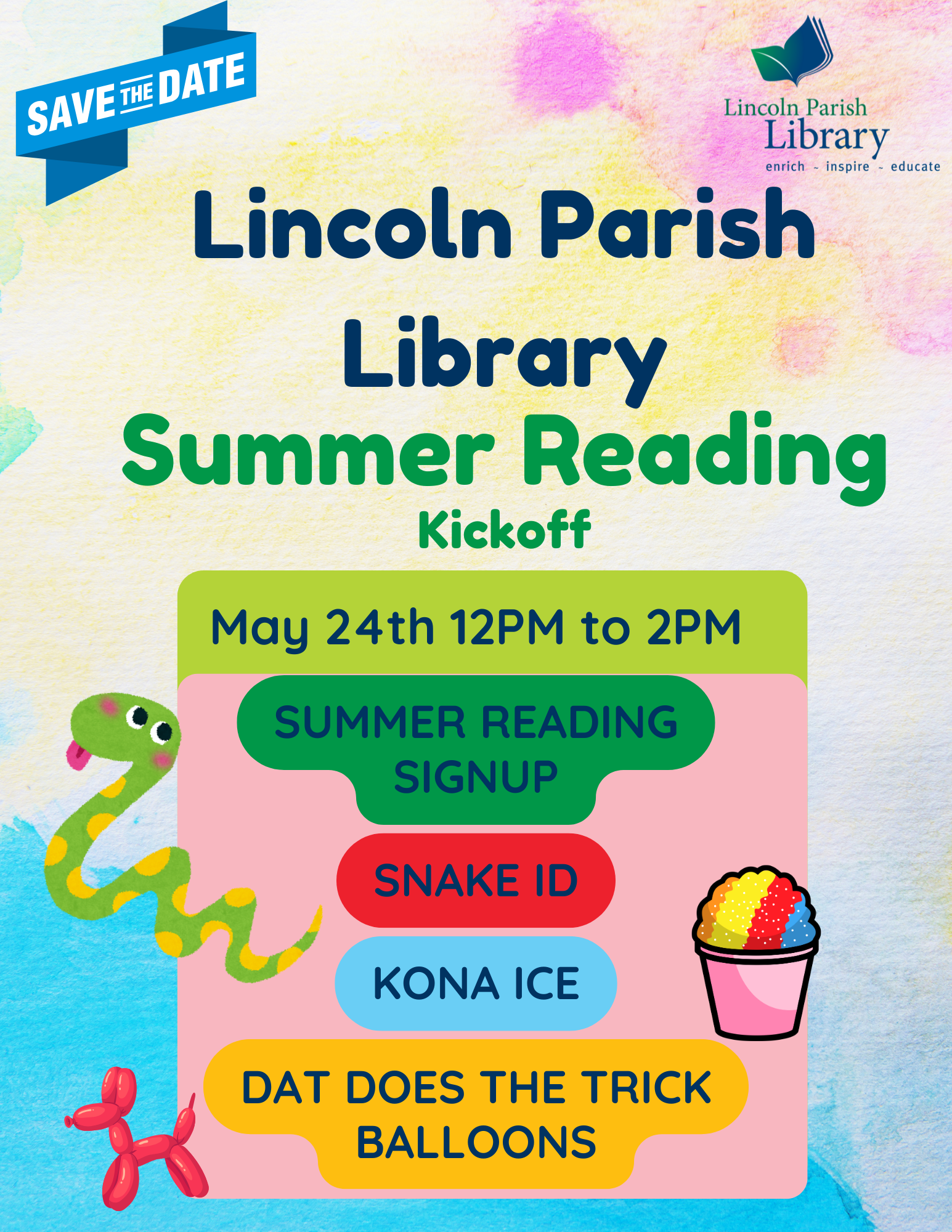 Summer Reading Kickoff! - Lincoln Parish Library